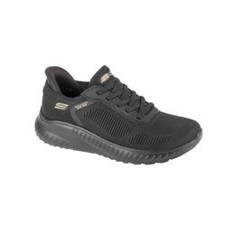 Skechers Sneaker low 'Slip-Ins: BOBS Sport Squad Chaos - Current Muse' Damen Gr&ouml;&szlig;e 35 schwarz Sommerschuhe