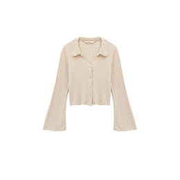 KOTON Bluse Damen Gr&ouml;&szlig;e S beige