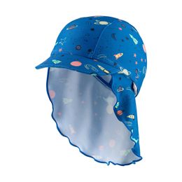 Sterntaler Schirmm&uuml;tze 'Weltraum' Jungen Gr&ouml;&szlig;e 51 blau / navy / hellgelb / rosa