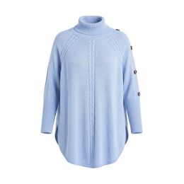 MIAMODA Sweater female size XXXL/4XL Cyan blue