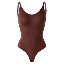 Shapetape Shapingbody 'Body met Lage Rug Met String' Damen Gr&ouml;&szlig;e XXXL braun