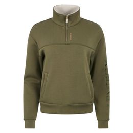 LeMieux Sweatshirt Scarlet Quarter Zip willow green Damen 44