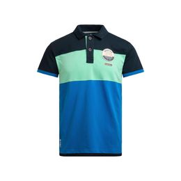 Gaastra Poloshirt mit Cut-Sew Colour-Blocking Herren Gr&ouml;&szlig;e XL blau