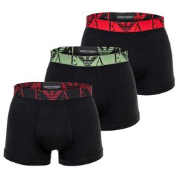 Emporio Armani Boxershort Herren Gr&ouml;&szlig;e XL kiwi / bordeaux / blutrot / schwarz