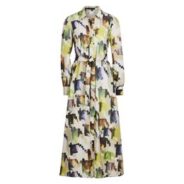 Madeleine Mode MADELEINE Shirt Dress female size 42 Blue / Yellow / Green / White