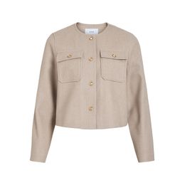 Vila Jacke 'VISOLO' Damen Gr&ouml;&szlig;e M beigemeliert Sommerjacke