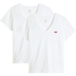 Levi's LEVI'S Shirt 'Perfect V-Neck Tee (2-Pack)' female size XS White