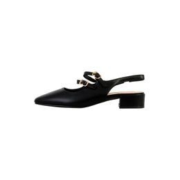 Joia Pumps mit Riemchen Schwarz | Gr.: 39