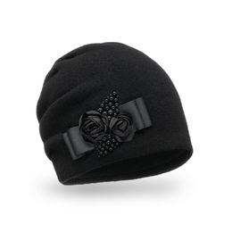 Vivisence Beanie '7080' female size 54/64 Black