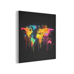 OnlyWow Akustibild Graffiti-Weltkarte | Gr.: 70 x 50 cm