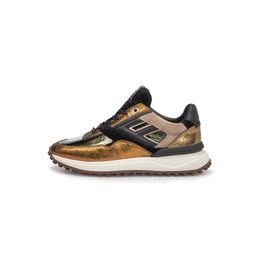 Floris van Bommel Sneaker 'Noppi 36' Damen Gr&ouml;&szlig;e 42 beige / bronze / gold / schwarz Sommerschuhe