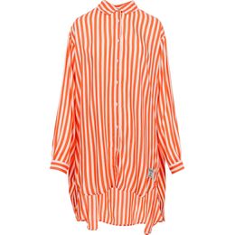 Salzhaut Kleid 'Kalf' Damen Gr&ouml;&szlig;e 34/36 koralle / wei&szlig; Sommerkleid
