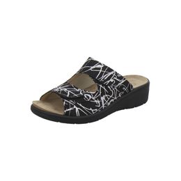 AFS-Schuhe Mules 'Hallux Pantoletten Damen Wechselfu&szlig;bett schwarz' female size 42 Black