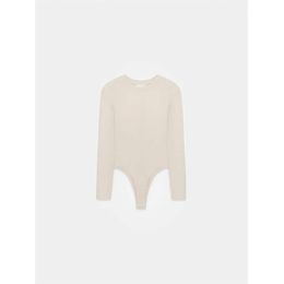 Dilvin Shirt Bodysuit female size M Beige