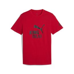 Puma Funktionsshirt 'AC Milan King' Herren Gr&ouml;&szlig;e M rot / schwarz
