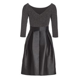 Swing Cocktailkleid in schwarz silber - 0001 | Gr.: 42