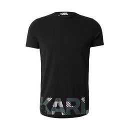 K by KARL LAGERFELD Karl Lagerfeld Poloshirt Herren Gr&ouml;&szlig;e L gr&uuml;n / schwarz / wei&szlig;