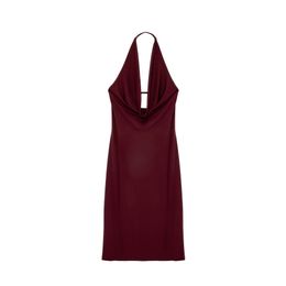 KOTON Kleid Damen Gr&ouml;&szlig;e 40 karminrot