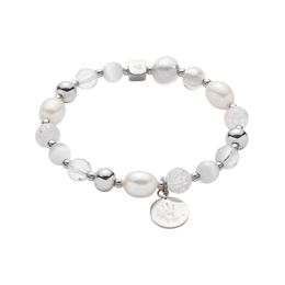 Leonardo Armband Damen Gr&ouml;&szlig;e One Size silber / transparent / perlwei&szlig;