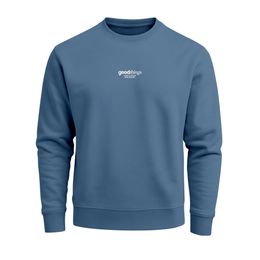 Neverless Sweatshirt 'Good Things' Herren Gr&ouml;&szlig;e 4XL blau