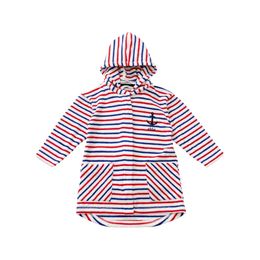 Ebbe Bathrobe 'Anker' boy size 104 Blue / Red / White
