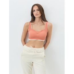 C&city BH Damen Gr&ouml;&szlig;e 80 koralle / wei&szlig;