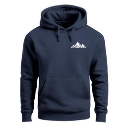 Neverless Sweatshirt 'Berg Polygon' male size XXXL Navy