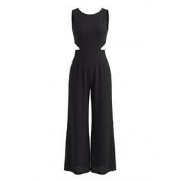 Cupshe Jumpsuit 'Waist cutout' Damen Gr&ouml;&szlig;e XL schwarz
