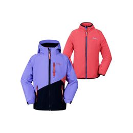 Peek U 3-in-1-Funktionsjacke "Marisol" in Lila/ Rot - 46% | Gr&ouml;&szlig;e 110 | Kinderjacken