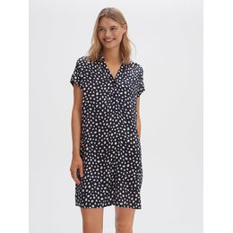 Opus Kleid in Dunkelblau/ Wei&szlig; - 52% | Gr&ouml;&szlig;e 38 | Damen-kleider