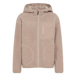Polarino Fleece Jacket 'Polarino ' female size XS/S Taupe / Black / White