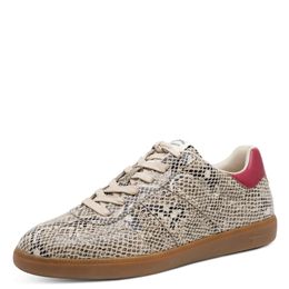 Tamaris Sneaker Damen Gr&ouml;&szlig;e 40 beige / schwarz Sommerschuhe