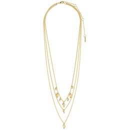 Pilgrim Necklace 'Jules' female size One size Gold / Transparent
