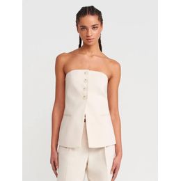Dilvin Top female size M natural white