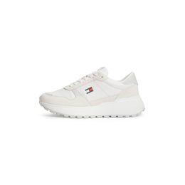 Tommy Jeans Sneakers female size 35 Light beige / marine blue / Red / White