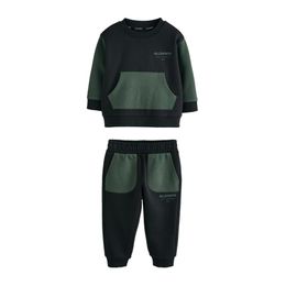 Smallsaints Jogginganzug Jungen Gr&ouml;&szlig;e 116 schilf / schwarz