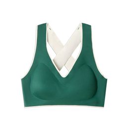 Gisela Bustier Damen Gr&ouml;&szlig;e M gr&uuml;n / wei&szlig;