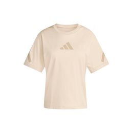 adidas Sportswear Performance Shirt 'Z.N.E.' female size XXXL/4XL Beige