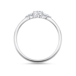 Thomas Sabo Ring female size 50 Silver / Transparent