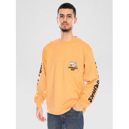 Carhartt Work In Progress Carhartt Wip Shirt 'L/S Cold Drinks T-Shirt Gentle Orange' Herren Gr&ouml;&szlig;e M orange