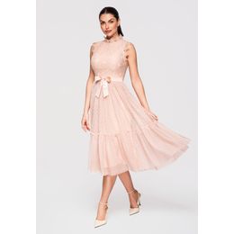 Ombre Kleid Damen Gr&ouml;&szlig;e 40 rosegold / ros&eacute;
