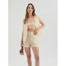 Hiccup Shorts Damen Gr&ouml;&szlig;e 40 hellbraun / hellgelb