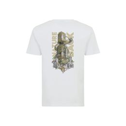 Oldskull T-Shirt 'Wrldvibe Nature Strikes Back Graphic' Herren Gr&ouml;&szlig;e XL wei&szlig;