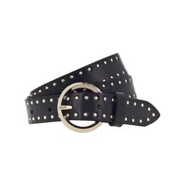 Vanzetti Nieteng&uuml;rtel Leder black | Gr.: 80 cm