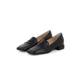 Evita ANNA Damen Slipper - Glattleder Schwarz - 41