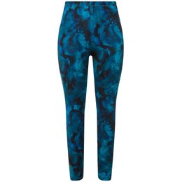 Ulla Popken Leggings female size M/L Petrol / Black