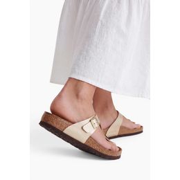 Birkenstock Zehentrenner 'Gizeh' Damen Gr&ouml;&szlig;e 35 gold