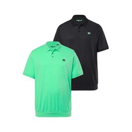 Men Plus Shirt male size XXXL Green / Black