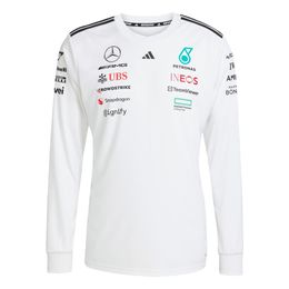 adidas Performance Performance Shirt 'MERCEDES - AMG PETRONAS FORMULA ONE TEAM DRIVER' male size M Turquoise / Red / Black / White
