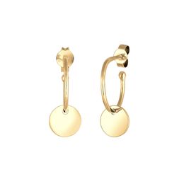 Elli Ohrringe 'Creole' Damen Gr&ouml;&szlig;e One Size gold